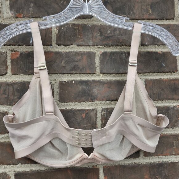 CUUP | Intimates & Sleepwear | Cuup Size 34g The Plunge Mesh Bra Beige ...